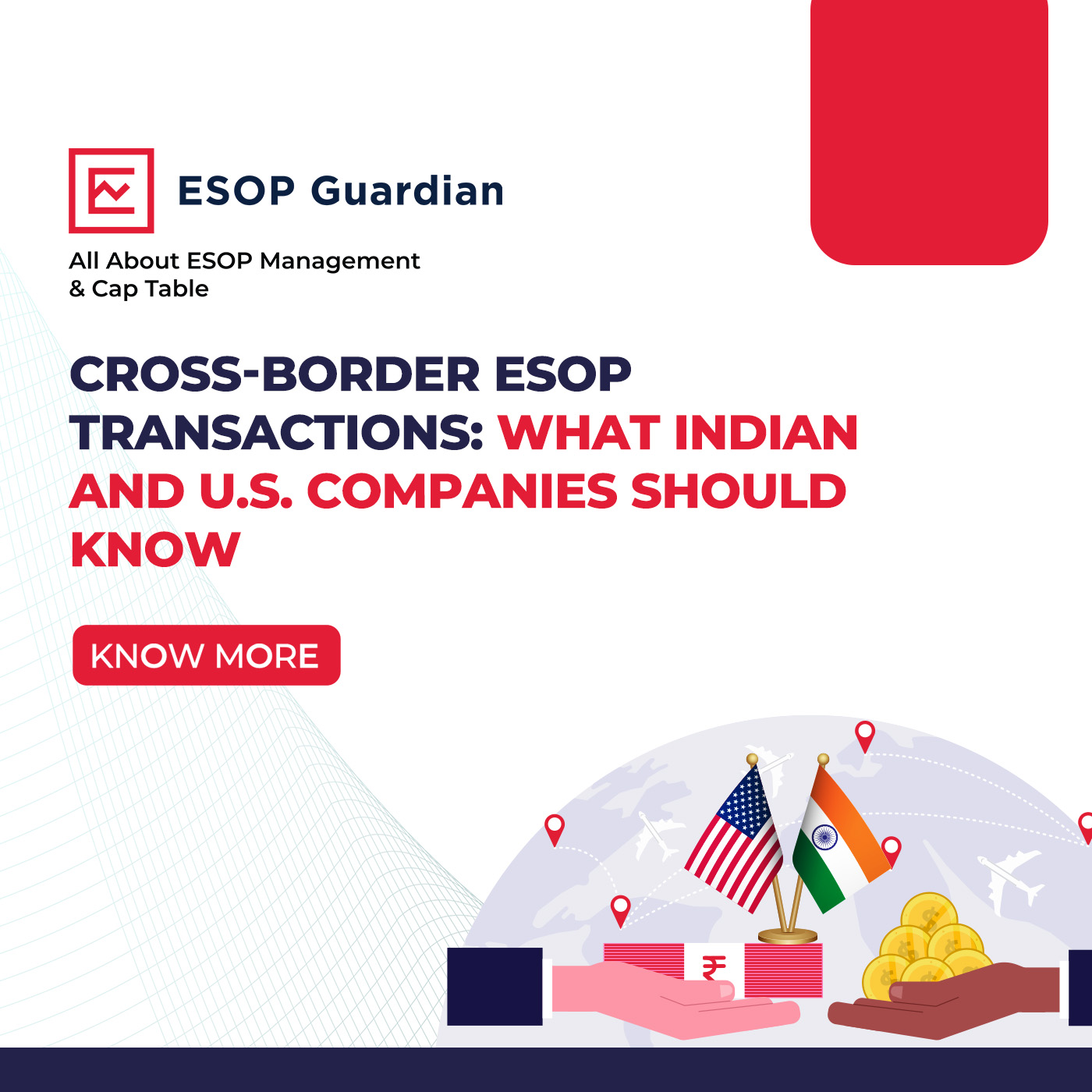 Cross-Border ESOP Transactions: What Indian and U.S. Companies Should Know - ESOP Guardian