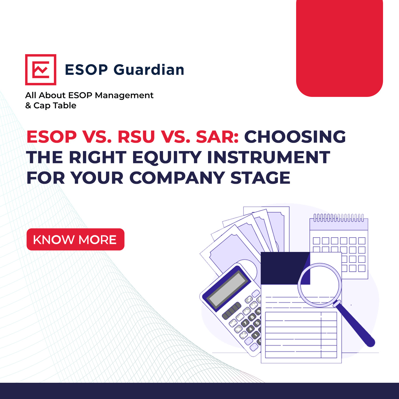 ESOP vs. RSU vs. SAR: Choosing the Right Equity Instrument for Your Company Stage - ESOP Guardian